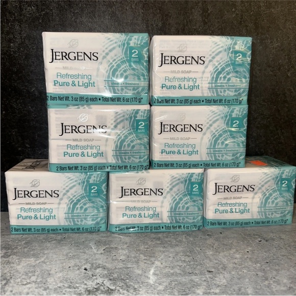 Jergens | Bath & Body | 4 Bars Jergens Mild Soap Refreshing Pure And ...